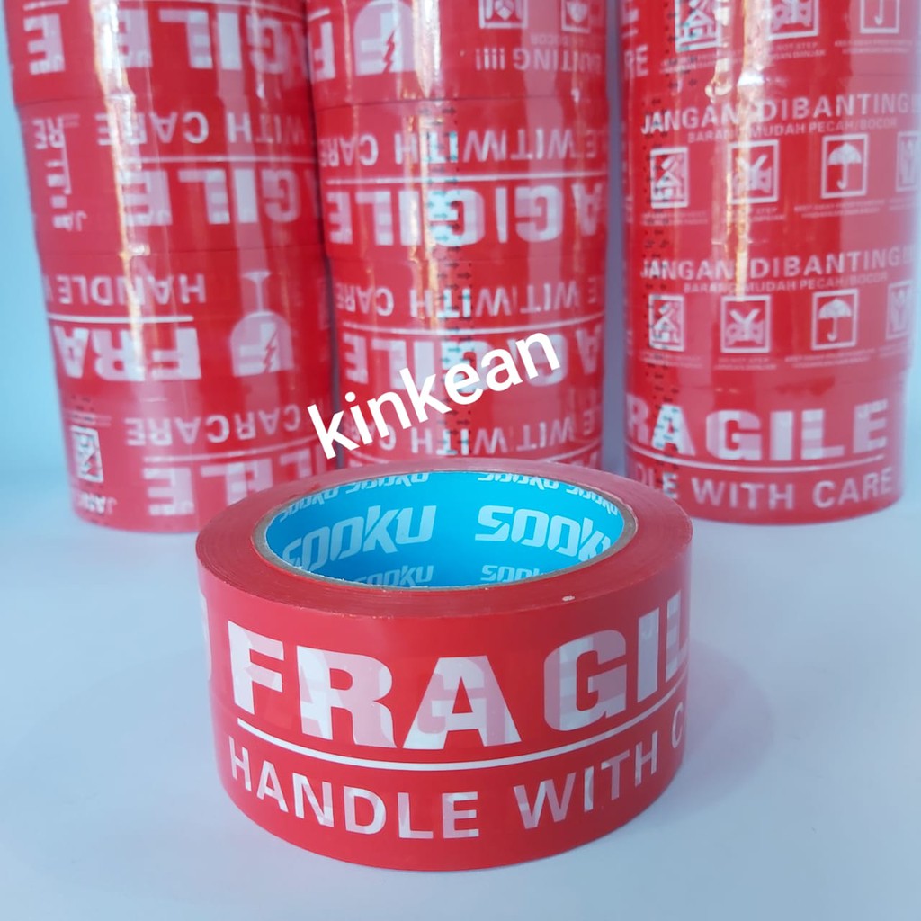 Jual Lakban Fragile 1 roll | Shopee Indonesia