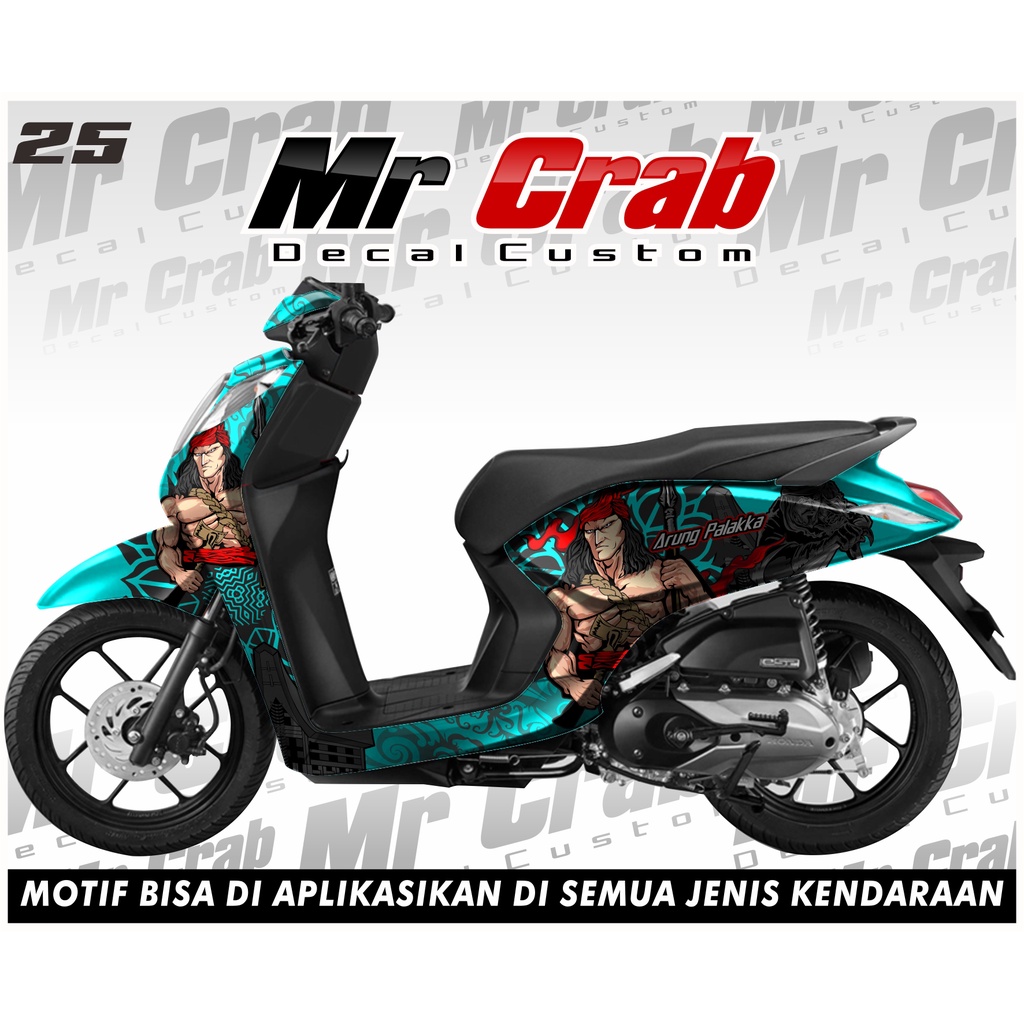 Jual STIKER DECAL HONDA GENIO Fullbody-DECAL GENIO DESIGN NEW ARUNG ...
