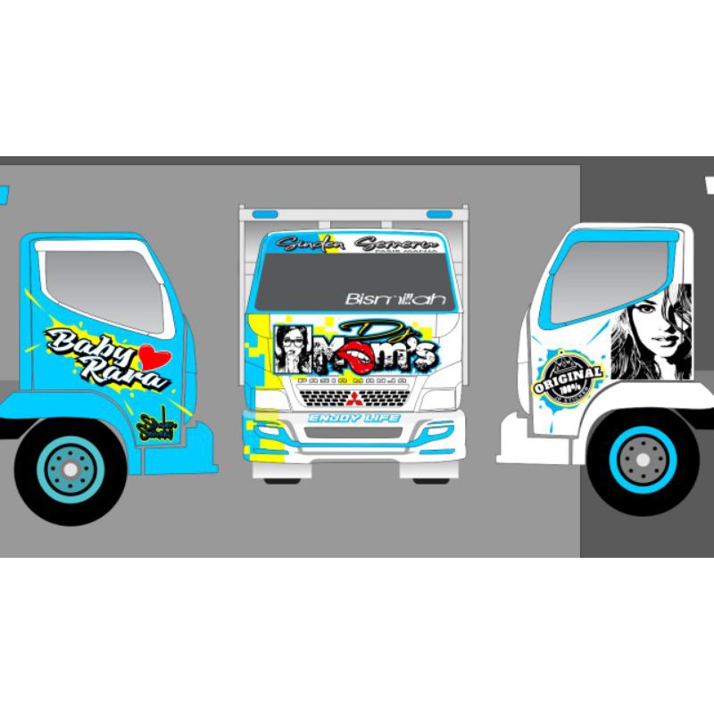Jual sticker mobil truck full cabin | Shopee Indonesia