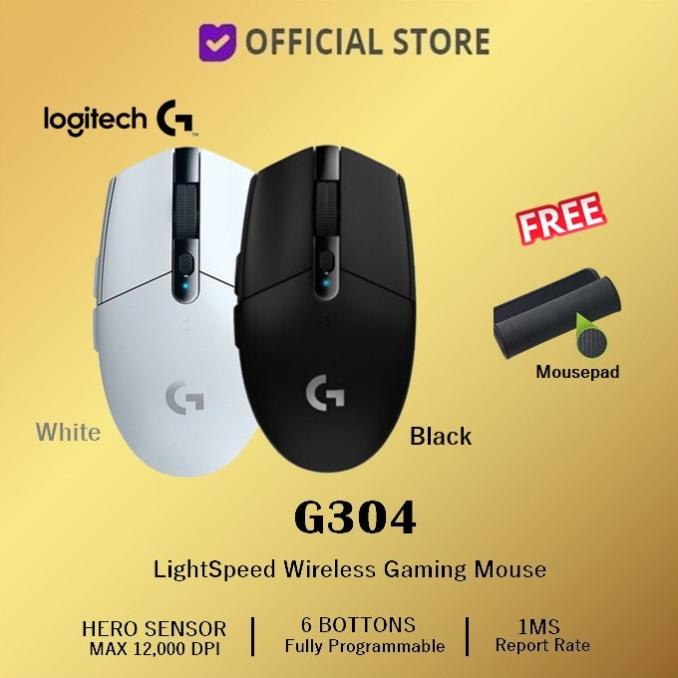 Jual Logitech G304 Lightspeed Wireless Gaming Mouse - Logitech G-304 Terlaris | Shopee Indonesia