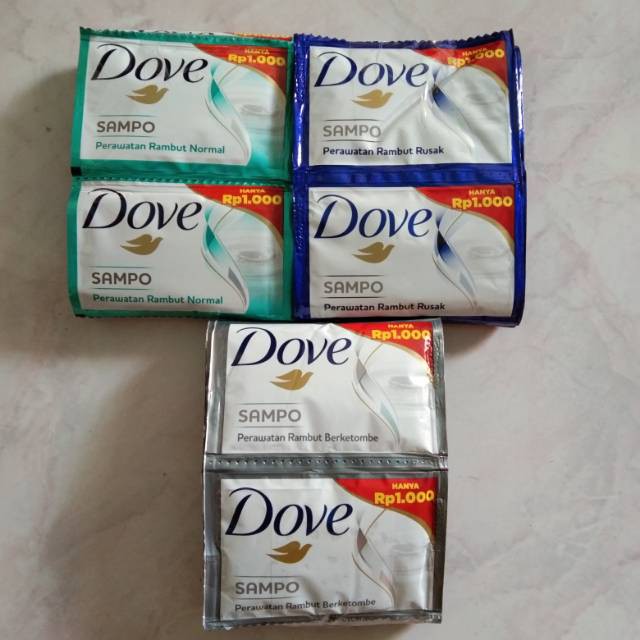 Jual DOVE SAMPO 9ML 1 RENTENG 12PCS | Shopee Indonesia