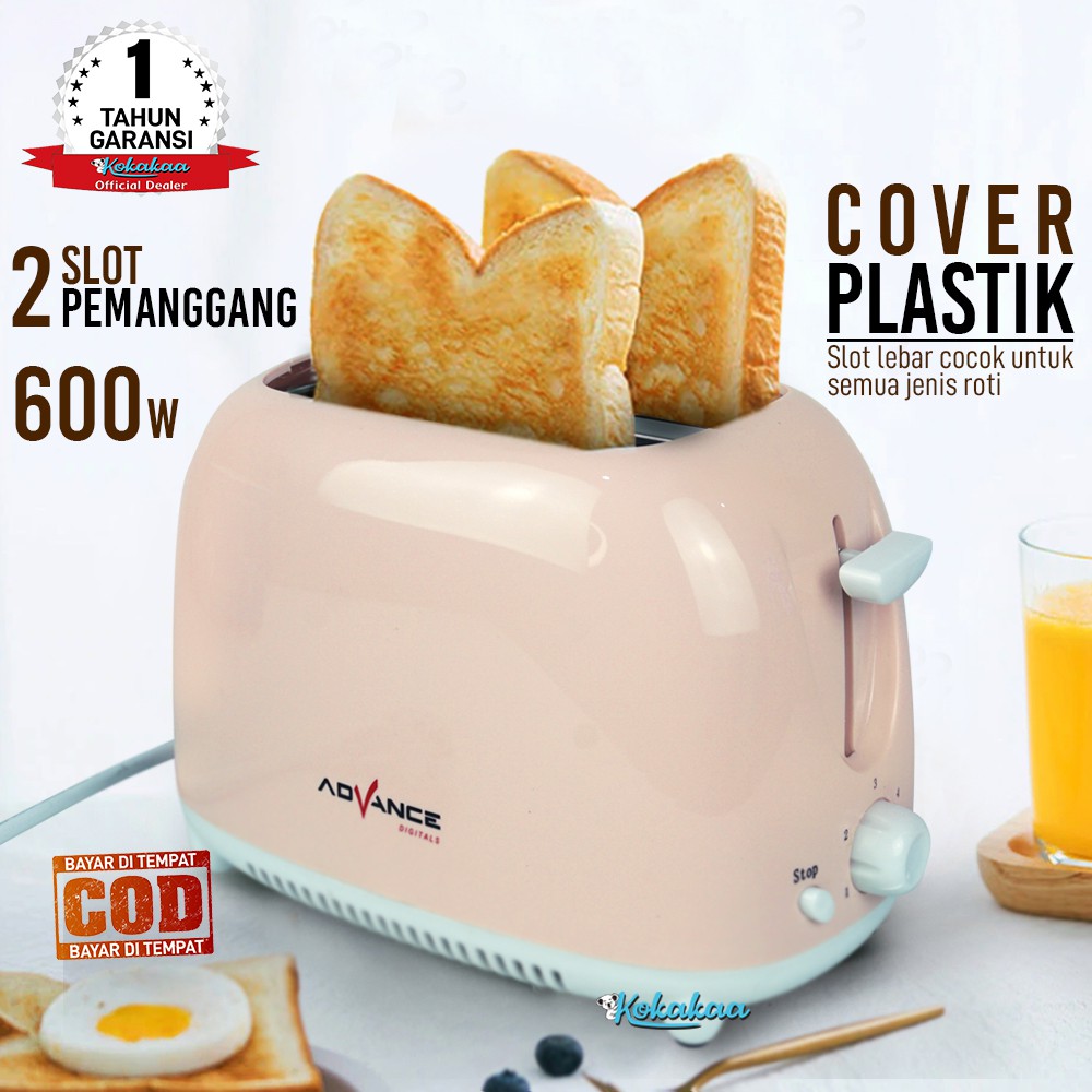 Jual TOASTER ADVANCE T 8866 PEMANGGANG ROTI POP UP ATAS 2 SLOT | Shopee ...