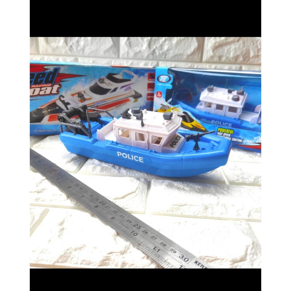 Jual Mainan perahu kapal layar speed boat racing baterai air water boat ...