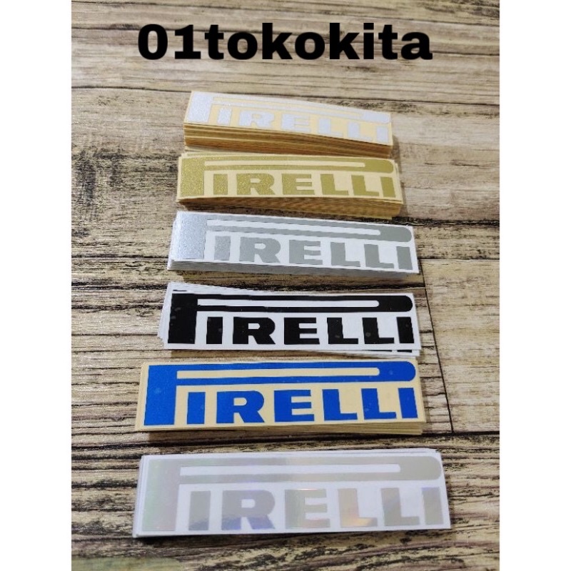 Jual STICKER CUTING PIRELLI VISOR HELM CUTTING STIKER HELMET BODY MOTOR ...