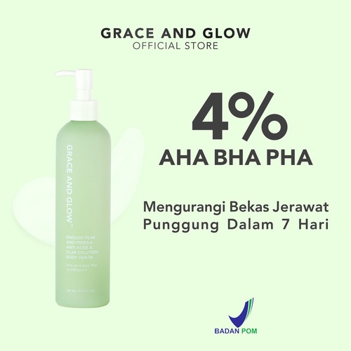 Jual Grace and Glow English Pear and Freesia Anti Acne Body Serum 300 ...