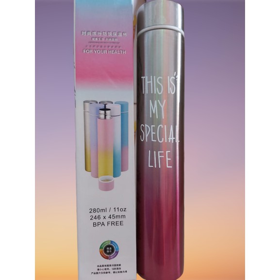 Jual TERMOS BOTOL MINUM SLIM OMBRE | Shopee Indonesia