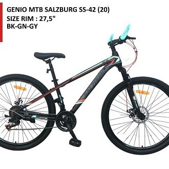Jual SEPEDA MTB GENIO SALZBURG SS-42 27,5 INCH | Shopee Indonesia