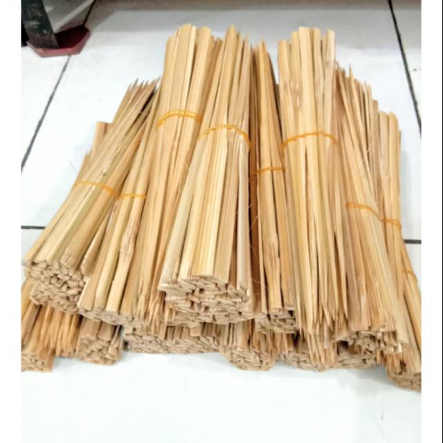 Jual Tusukan sate isi 45pc / tusuk sate / tusuk sate kayu bambu ...