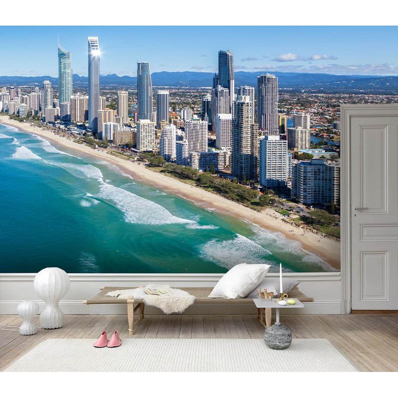 Jual 3D WALLPAPER CUSTOM WALLBANNER DINDING Tepi Laut 3D, Wallpaper ...