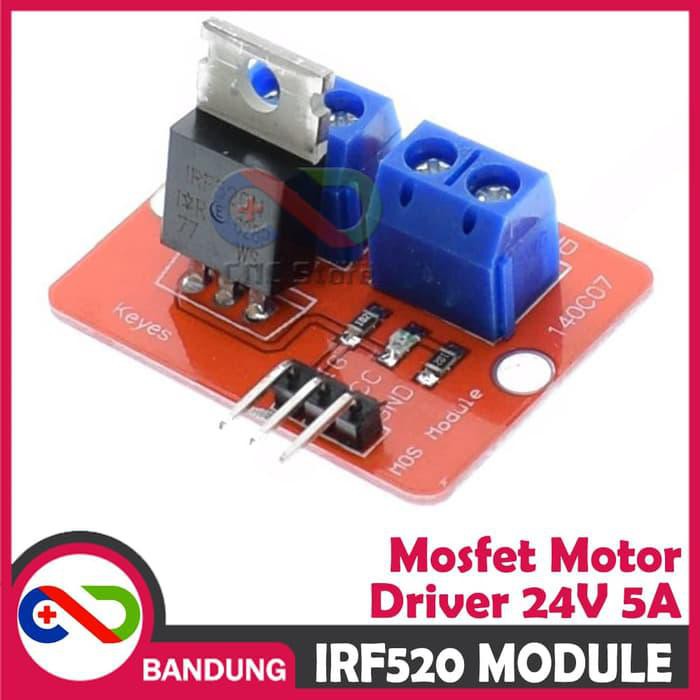 Jual MOSFET IRF520 IRF 520 MOSFET DRIVER 24V 5A MODULE ARDUINO | Shopee Indonesia
