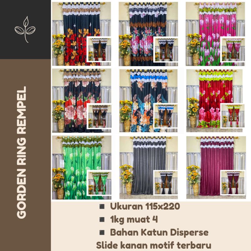 Jual Gorden Susun Pita Red Shabby Gorden Poni Gorden Rample Gorden ...