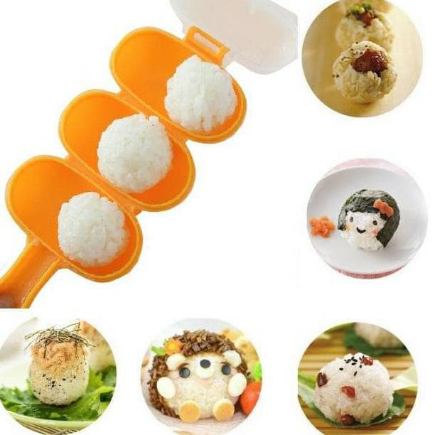 Jual HONEY RICE BALL SHAKER cetakan nasi bento bola bulat bekal anak ...