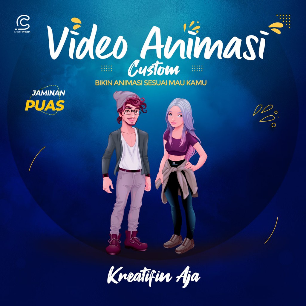 Jual Video Animasi Custom Character After Effect AE | Pembuatan Animasi ...