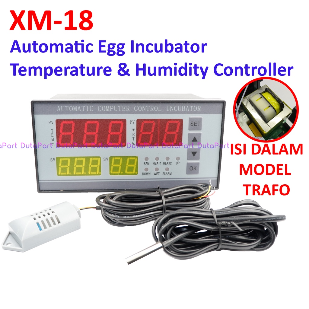 Jual XM-18 Automatic Egg Incubator Temperature & Humidity Controller 220VAC | Shopee Indonesia