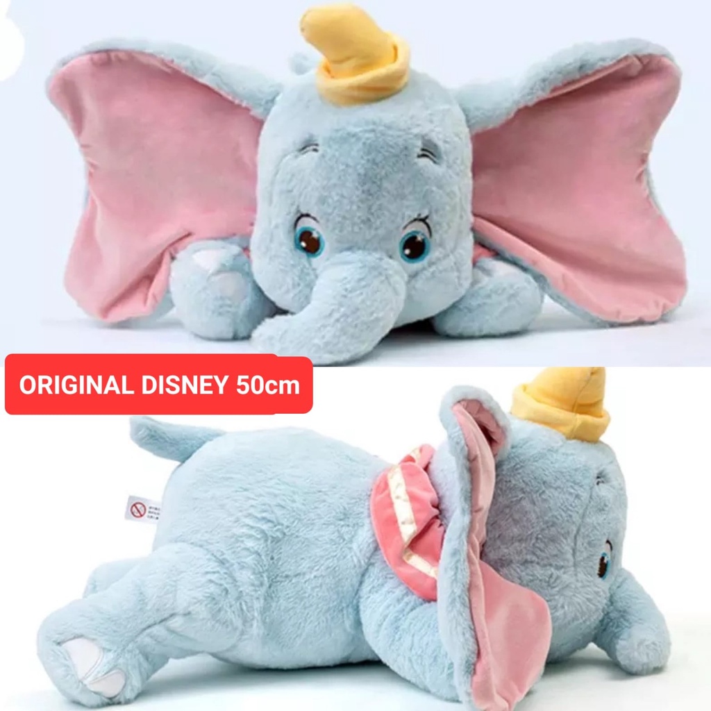 Jual Boneka Dumbo ORI DISNEY 50cm gajah terbang biru tidur import asli ...