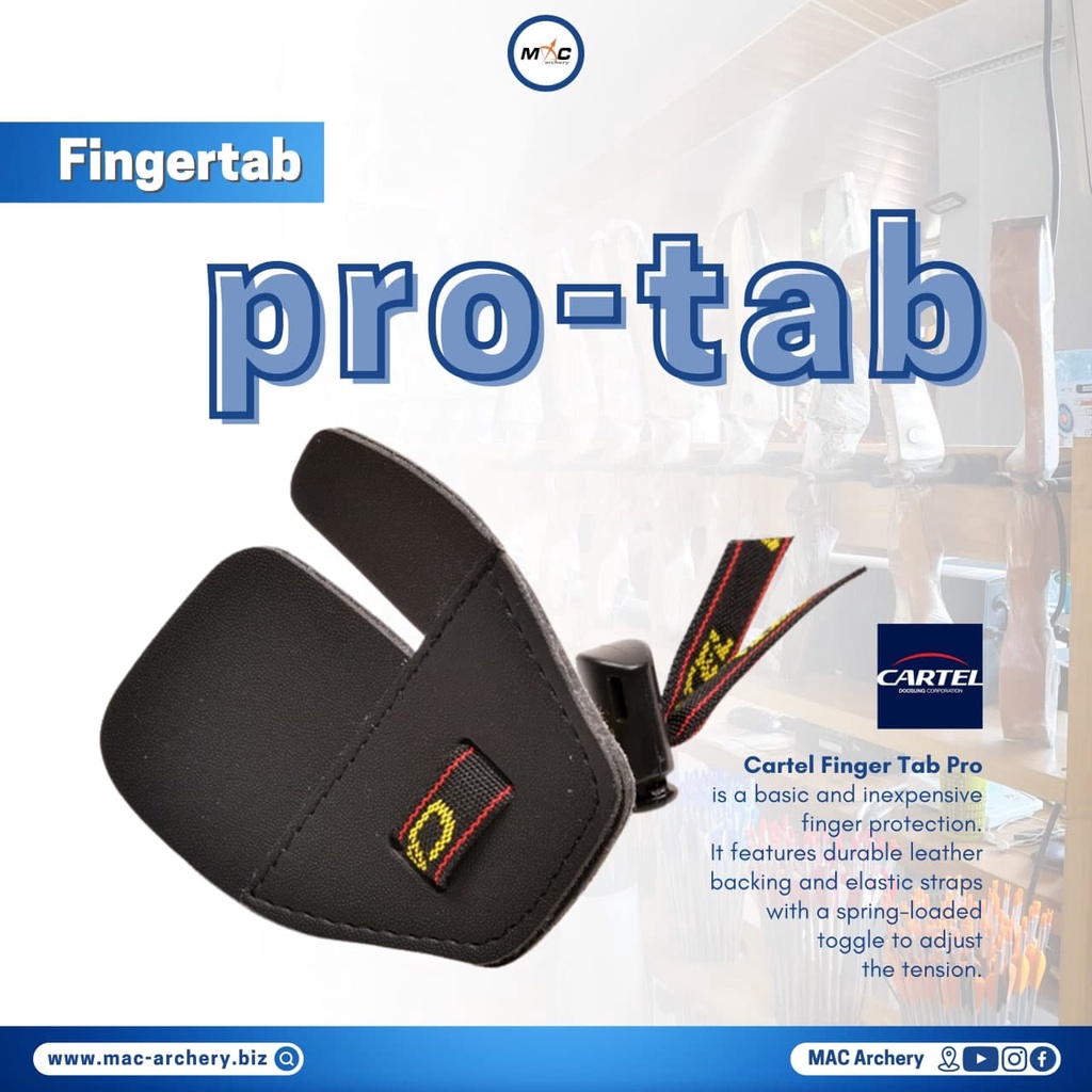 Jual Fingertab Cartel Pro - Finger tab pelindung jari for archery ...