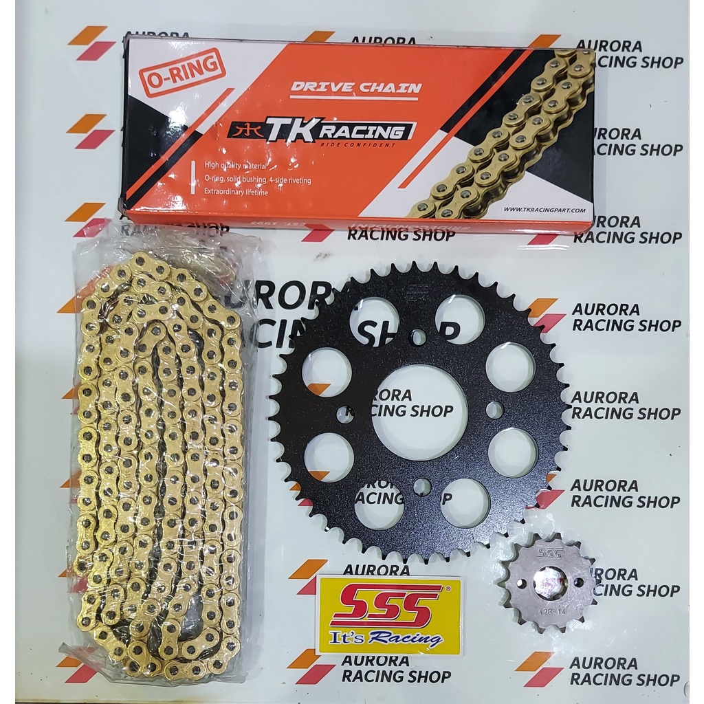 Jual GEAR SET SSS BLACK CBR 150 R / CB 150 R / SONIC 150 / GTR 150 R / VERZA / TIGER / MEGA PRO ...