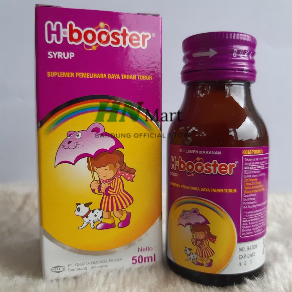 Jual H-Booster sirup 50 ml | Shopee Indonesia