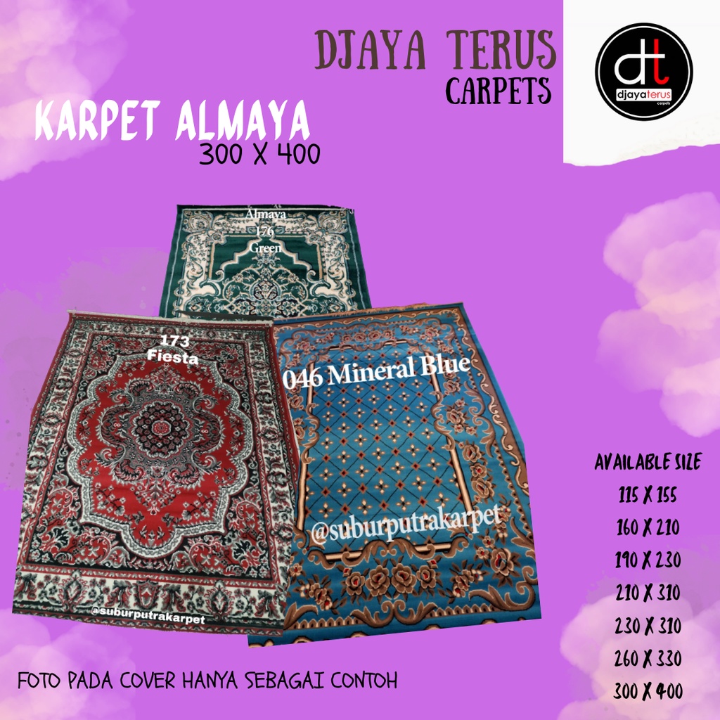 Jual ALMAYA - KARPET LANTAI PERMADANI SIZE 300 X 400 CM VARIAN 2 ...