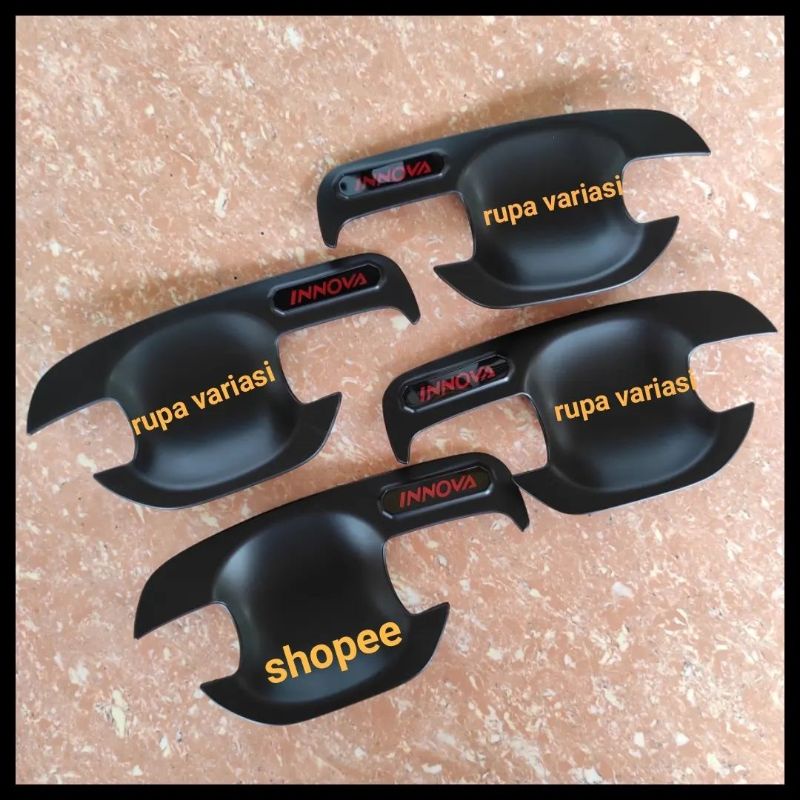 Jual outer mangkok handle pintu mobil toyota inova innova lama 2004 sampai 2015 + logo chrome ...
