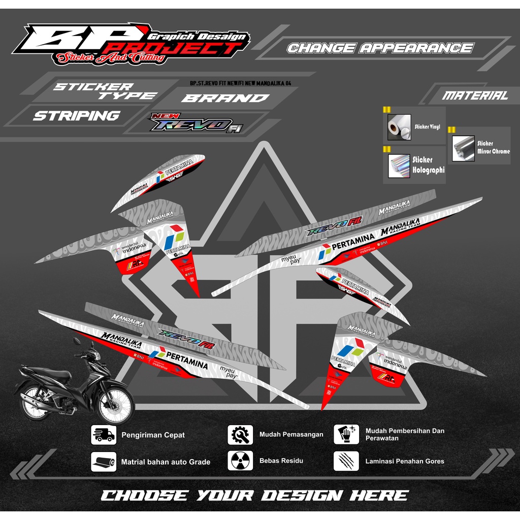 Jual STICKER STRIPING LIST VARIASI REVO FI NEW / REVO FIT INJEKSI-STRIPING REVO FI NEW DESAIN ...