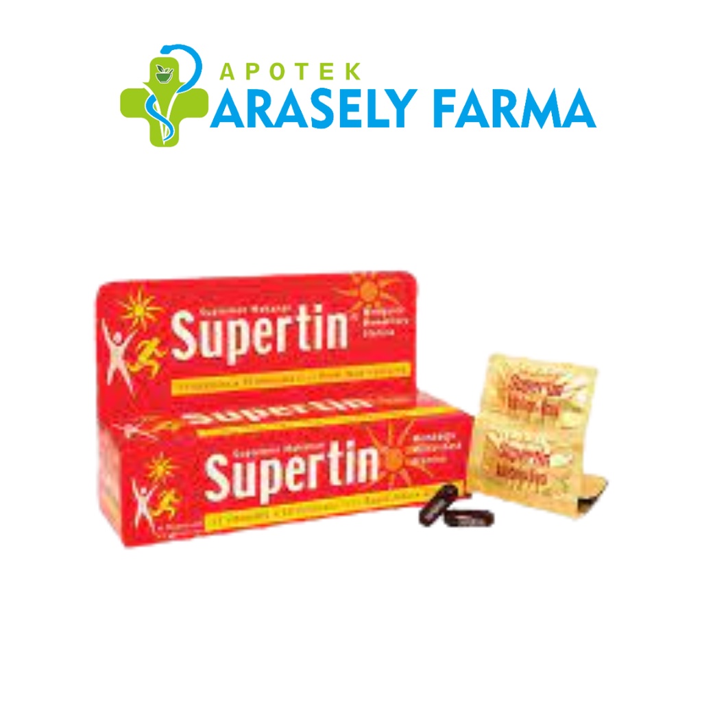 Jual Supertin Kapsul Multivitamin (Strip) | Shopee Indonesia