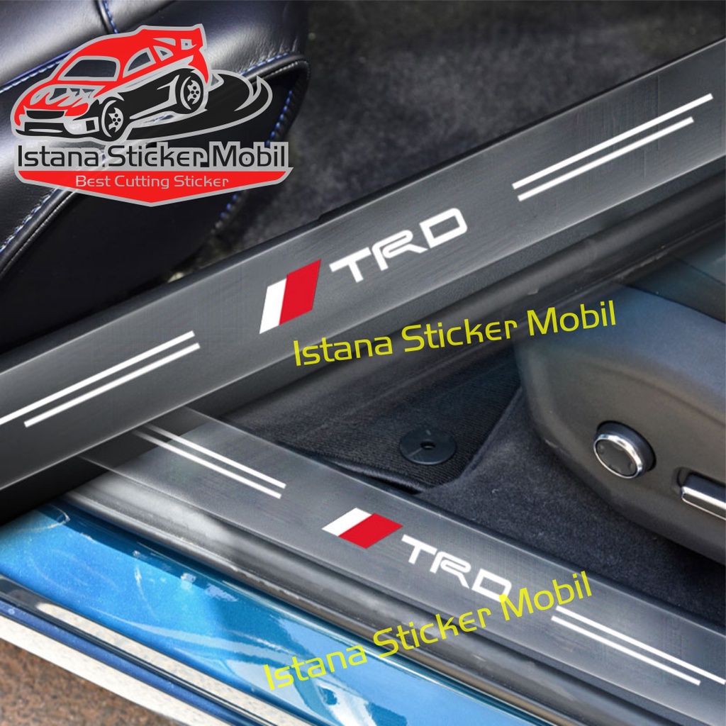 Jual [BEST QUALITY] Sticker TOYOTA TRD 4 pcs stiker pelindung pijakan ...