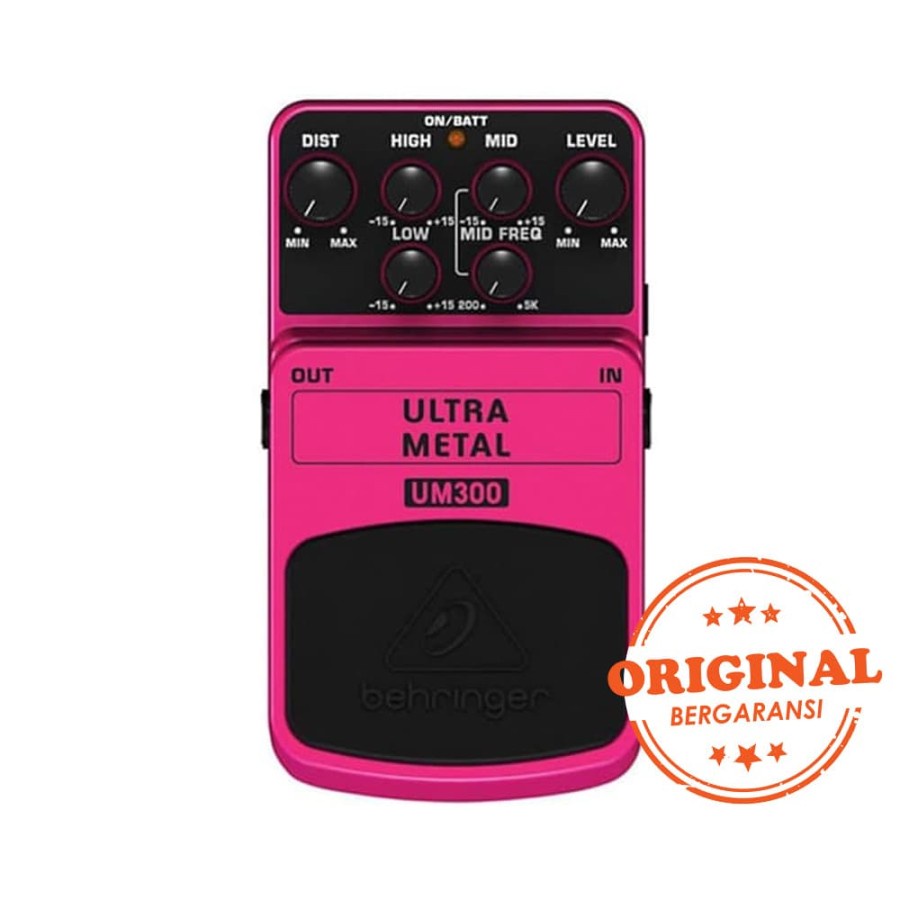 Jual BEHRINGER UM300 Heavy Metal Distortion Effects Pedal | Shopee ...
