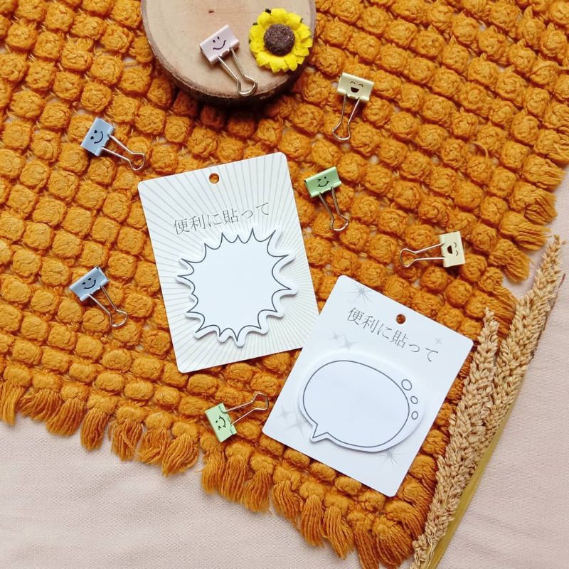 Jual STICKY NOTES UNIK BENTUK DIALOG UNTUK MENGHIAS NOTES DAN JOURNAL ...