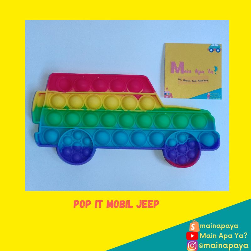 Jual Pop It Karakter | Pop It Cupcake | Pop It Dinosaurus | Pop It ...