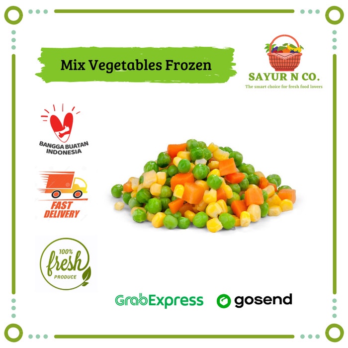 Jual Mix Vegetables 4 Ways - Sayuran Beku | Sayur N Co Bekasi | Shopee ...