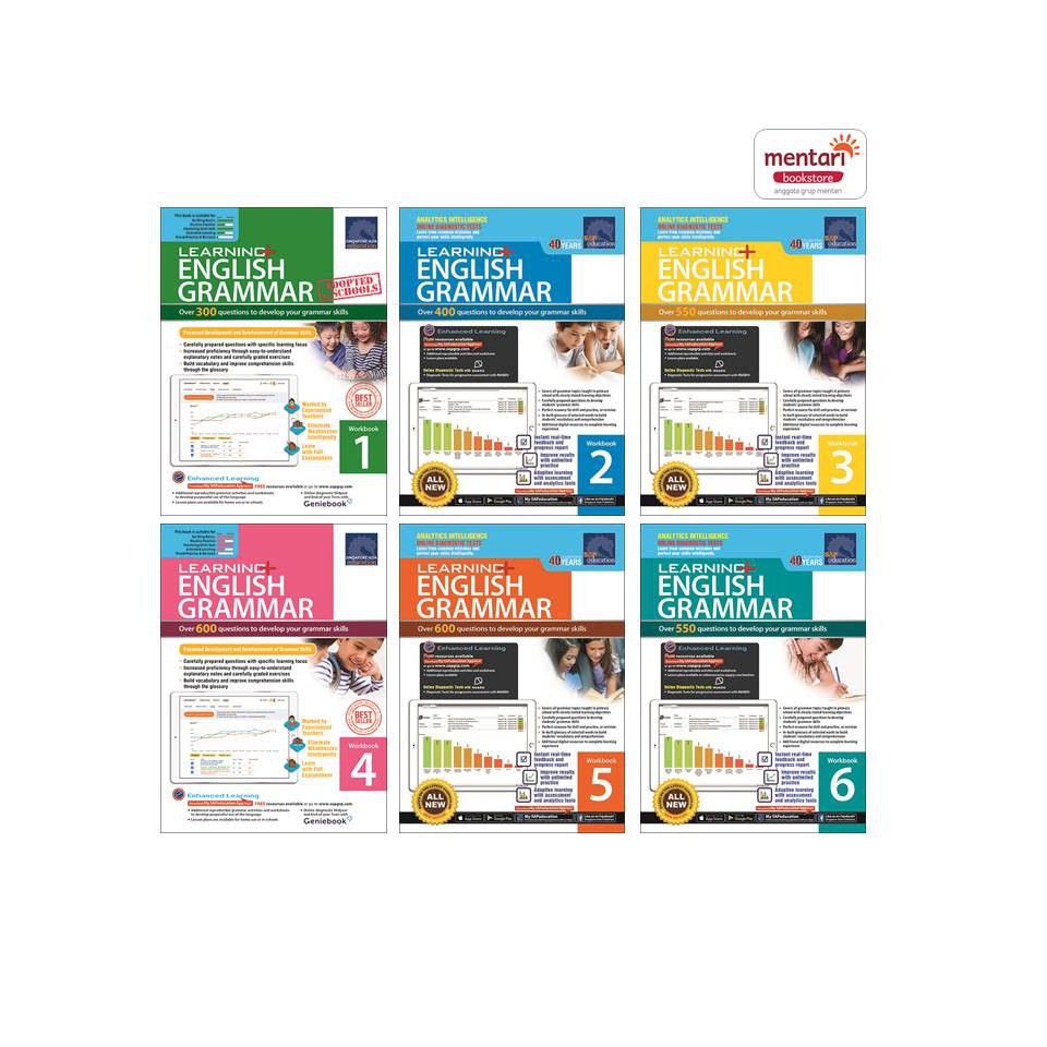 Jual SAP - Learning + English Grammar Workbook | Buku Latihan Bahasa ...
