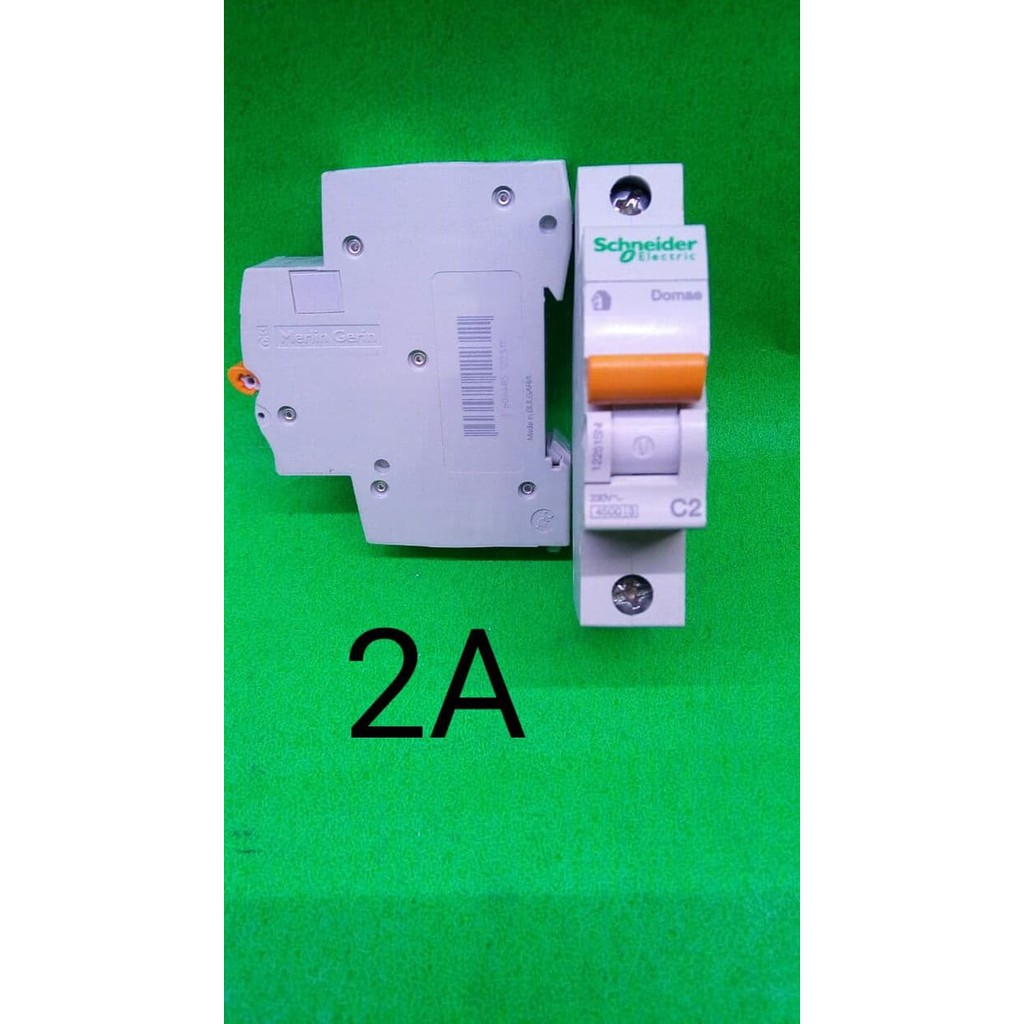 Jual Unik MCB Schneider Domae 1 Phase 2 Ampere 2A C2 Merlin Gerin ASLI ...