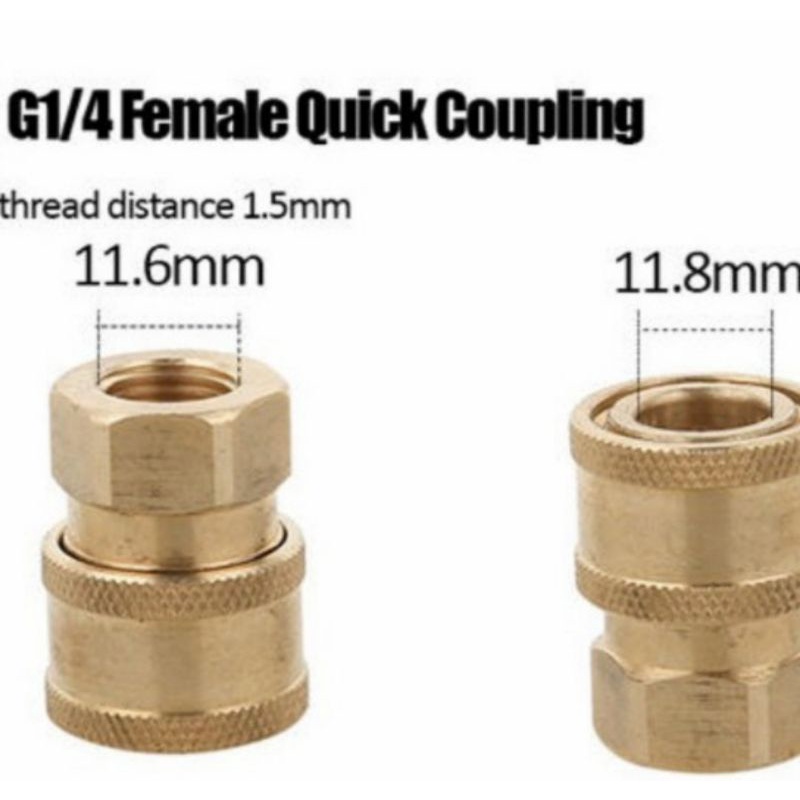 Jual female quick coupling theread G14 | Shopee Indonesia