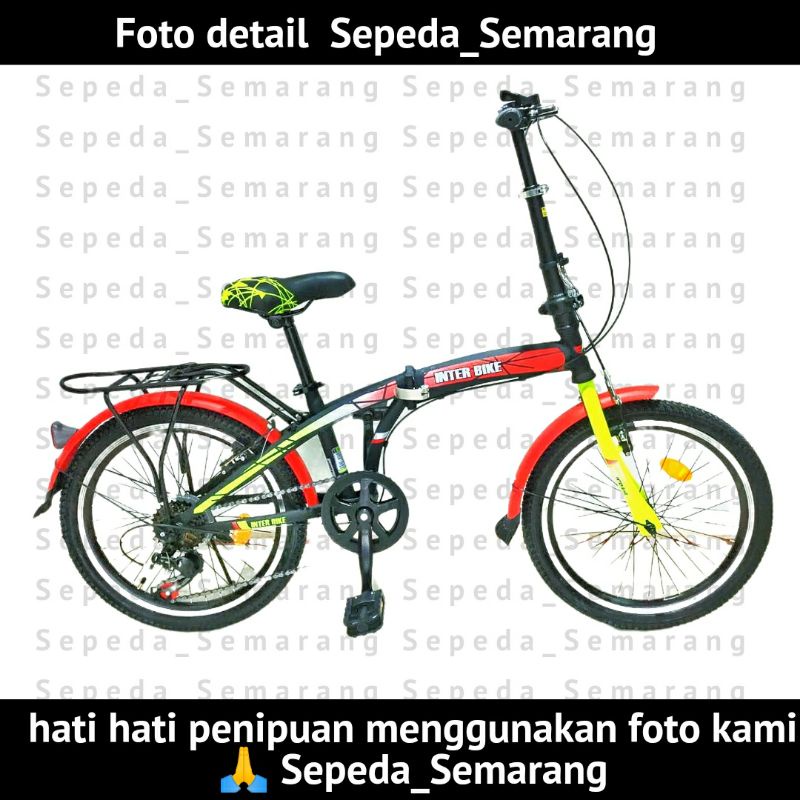 Jual SEPEDA LIPAT 20 INCH CASSINI INTERBIKE | Shopee Indonesia