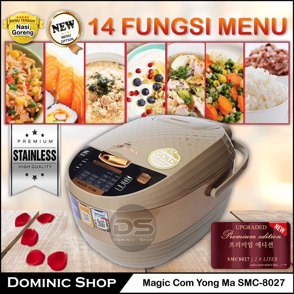 Jual Rice Cooker Magic Com Yong Ma DIGITAL SMC-8027 / Yongma SMC8027 ...