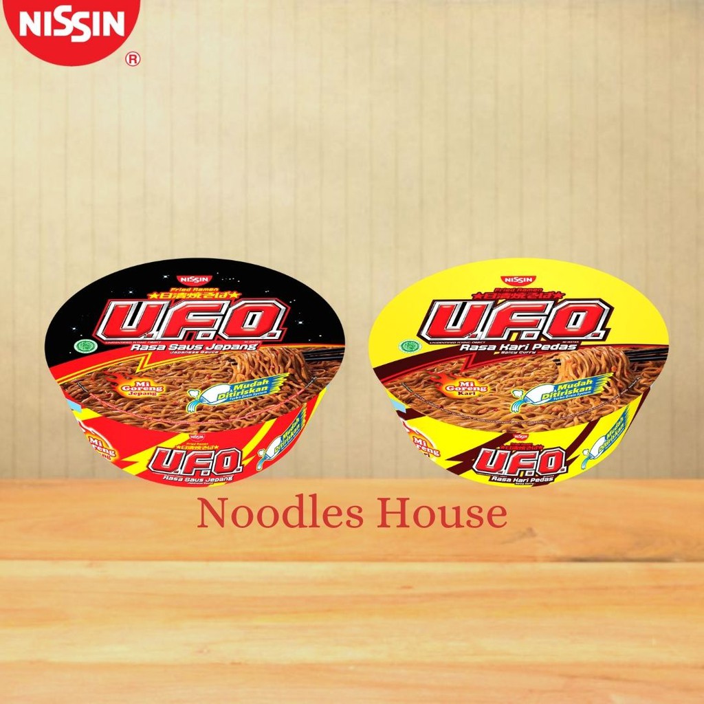 Jual MIE INSTAN NISSIN UFO RASA KARI PEDAS DAN SAUS JEPANG | Shopee ...