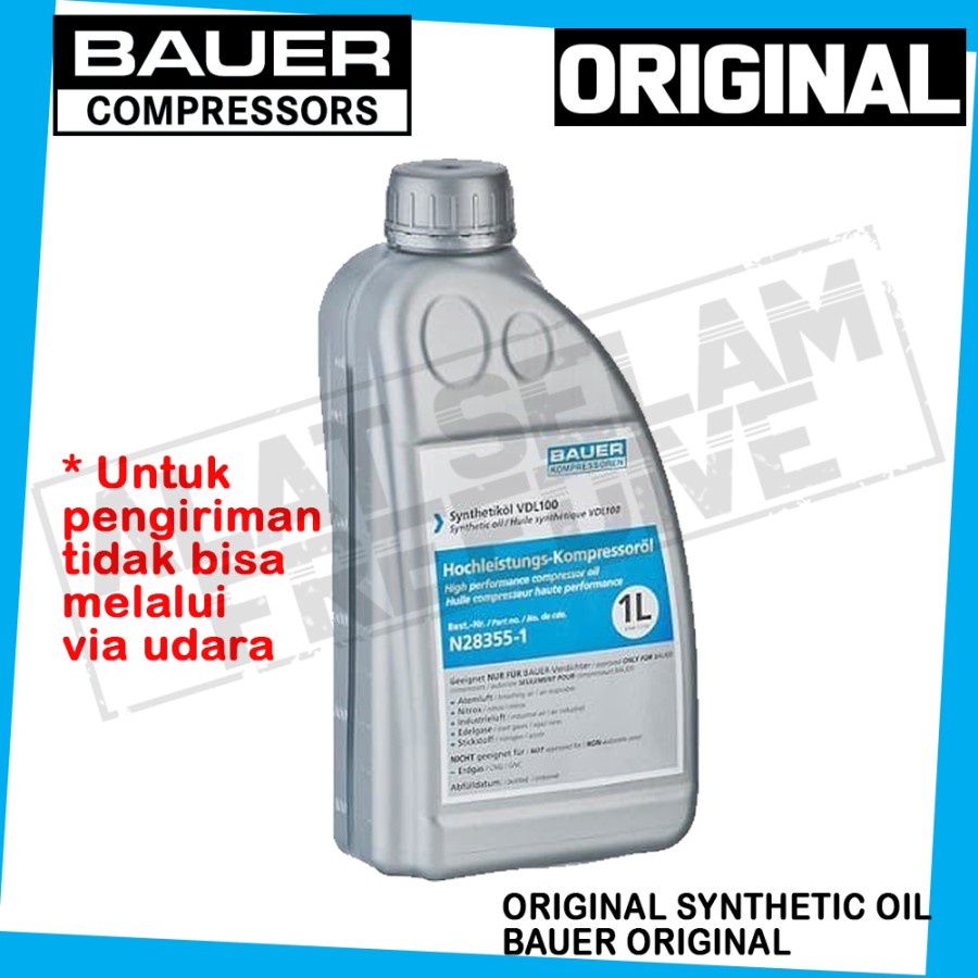 Jual Bauer Synthetic Oil N28355 Compressor Oli Sintetik Kompresor Selam ...