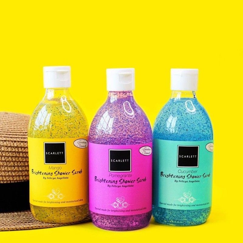 Jual Scarlett Whitening Shower Scrub (SABUN BOTOL) | Shopee Indonesia