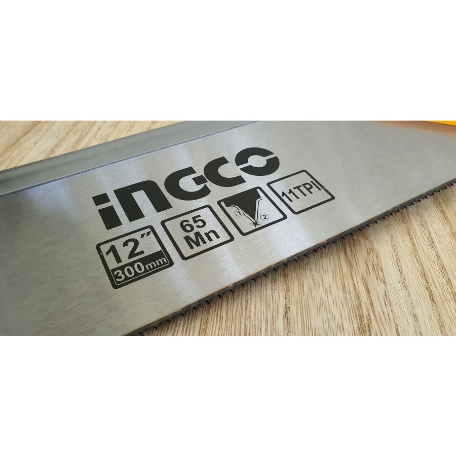Jual Back Saw 12 inch INGCO HMBSB3008 Gergaji Kayu Presisi Sudut Pigura ...