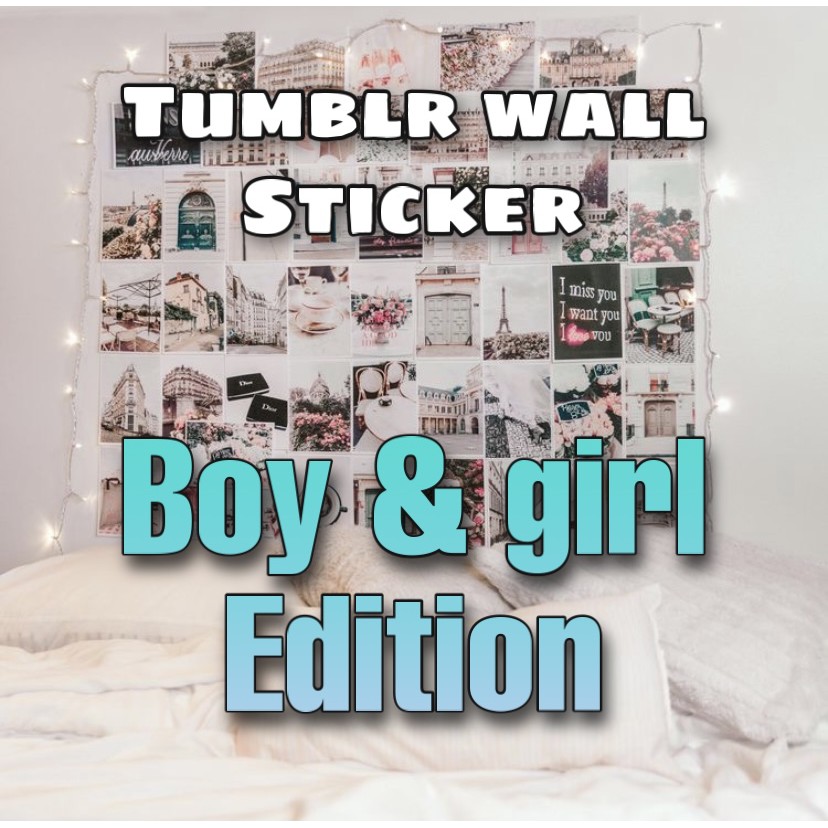 Jual POSTER TUMBLR AESTETIC - WALL DECOR - BOY AND GIRL EDITION ...