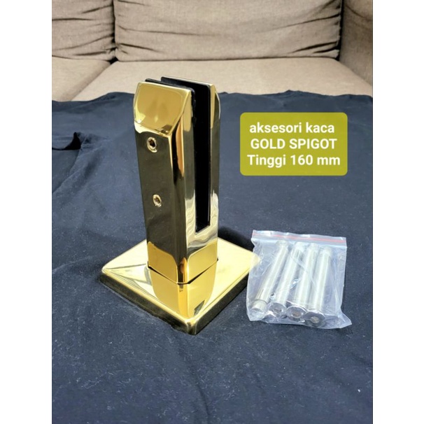 Jual spigot pedestal tiang railing kaca kaki spigote stainless steel ...