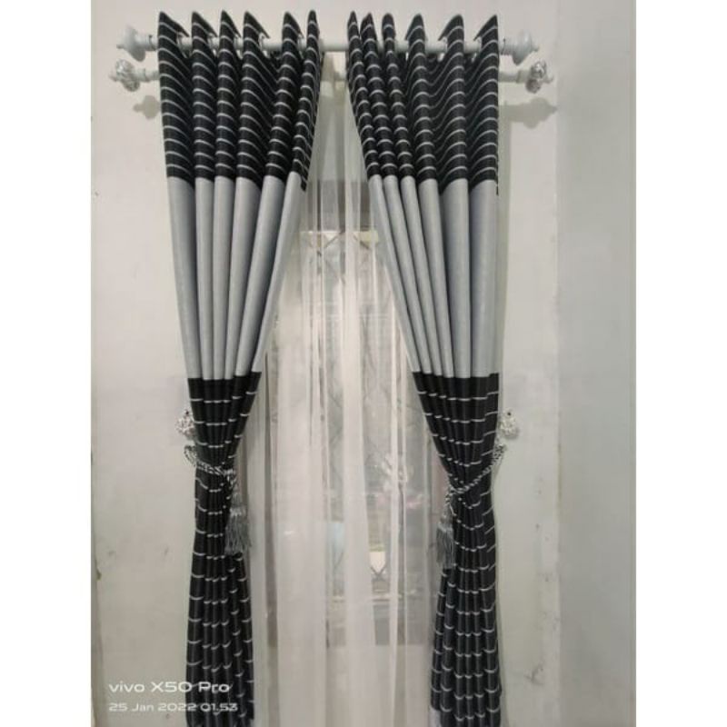Jual Gorden blackout hordeng buludru tebal gorden jendela hordeng pintu ...