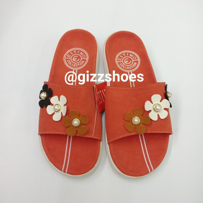 Jual Sandal Tali Anak Perempuan Cewek Cewe Estimo Oren CS-09 Cherry ...