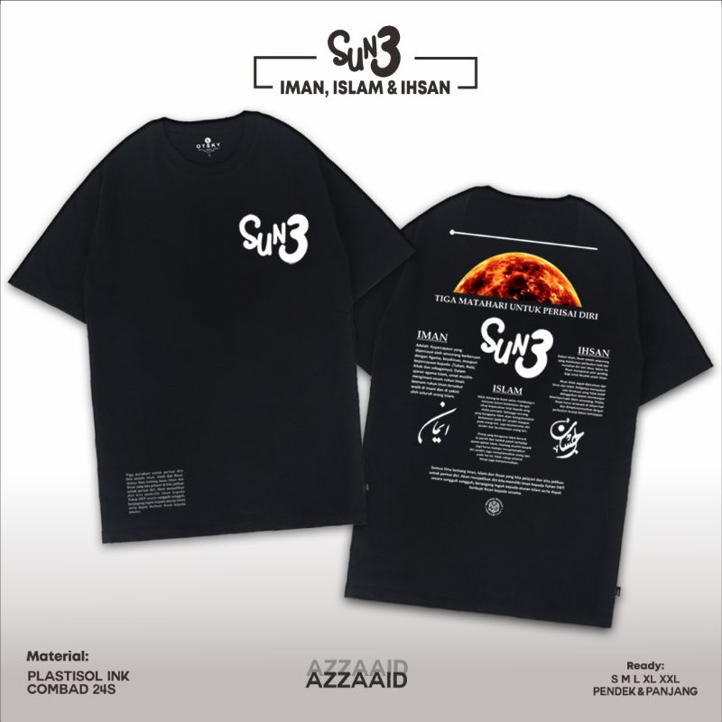 Jual KAOS SANTRI_KAOS SUN3 KAOS SANTRI /KAOS DAKWAH/BUSANA KAOS MUSLIM ...