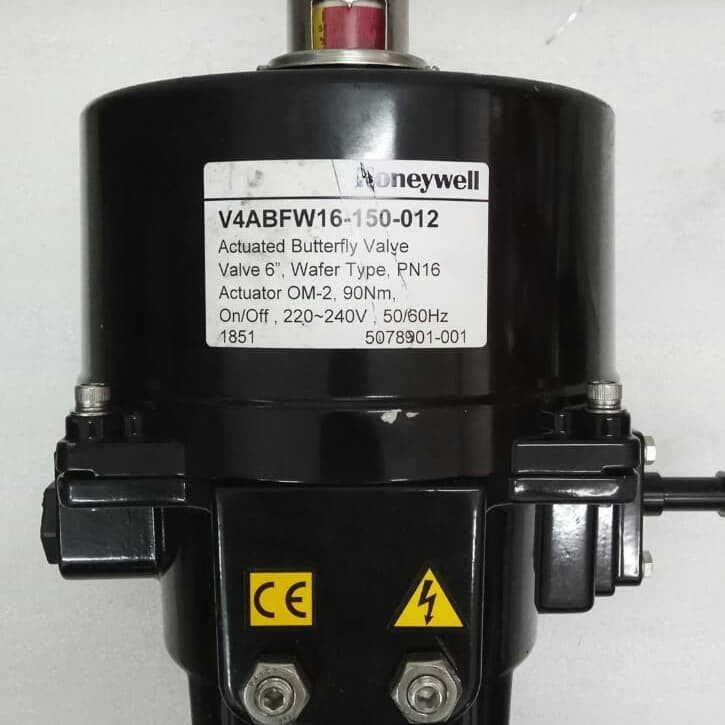 Jual Motorized Actuator Butterfly Valve V4ABFW16 150 012 Valve 6" DN150 ...