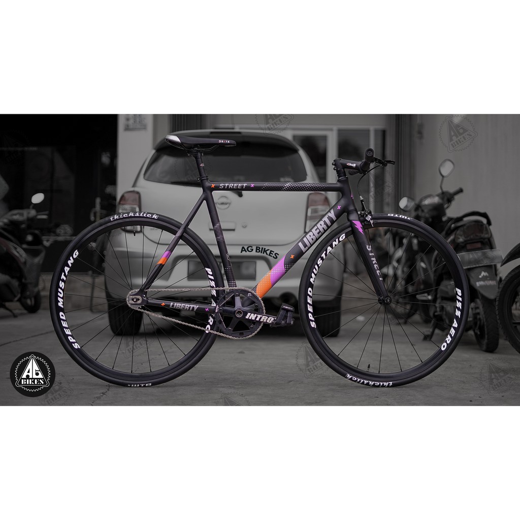 Jual Fullbike Sepeda Fixie Liberty Street v3 Armour Black ! | Shopee ...
