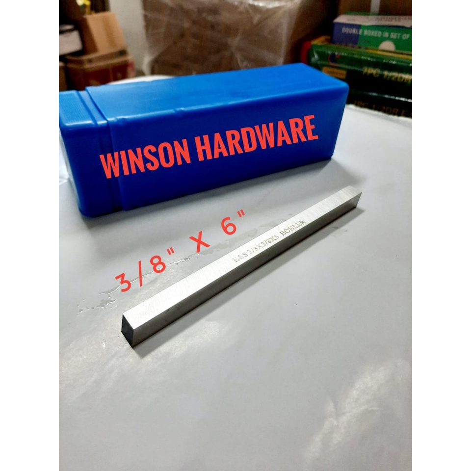 Jual Mata Pisau Pahat Bubut HSS 3/8" x 6" Bohler China RRT 3/8 x 6 inch | Shopee Indonesia