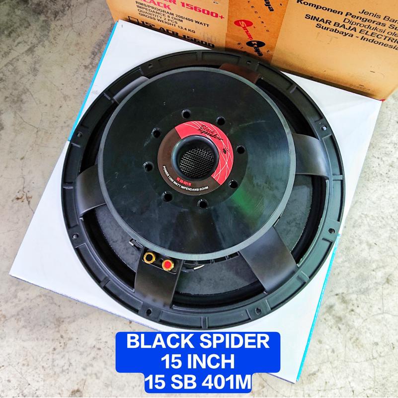 Jual Speaker Black Spider 15 Inch 15SB401 BS 15 15 SB 401M Black Spider ...