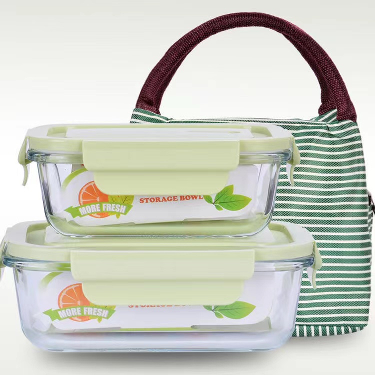 Jual 99KHOME Kotak Bekal Makan Kaca Tahan Panas Transparan Glass Bento ...